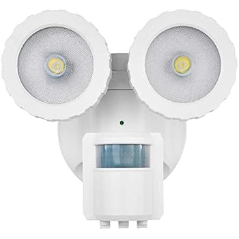 Defiant 180-Degree White Solar Powered Motion Activated Outdoor ...