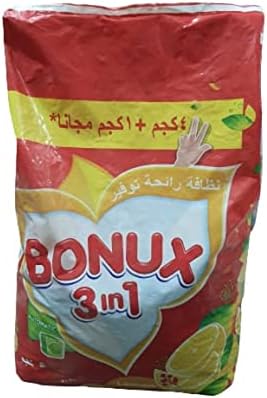 سعر BONUX 3IN1 5KG - AUTOMATIC - LEMON SCENT - 4KG + 1KG FREE فى مصر ...