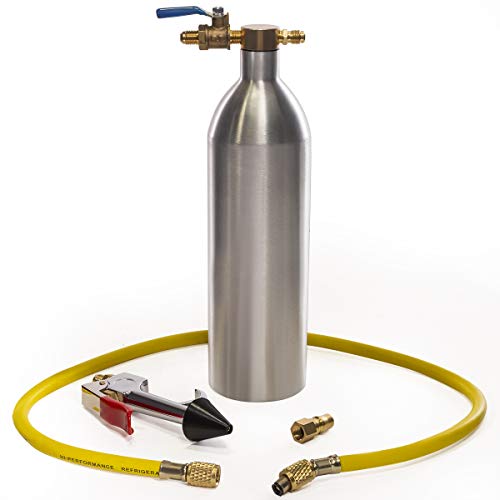 XtremepowerUS A/C AC Air Conditioner System Flush Canister Gun Kit Set ...