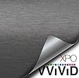Amazon.com: VViViD XPO Gunmetal Grey Brushed Metallic Steel Vinyl Wrap ...