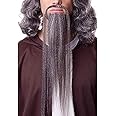 Amazon.com: Wizard Beard Goatee Mustache Set Color Black - Sepia ...