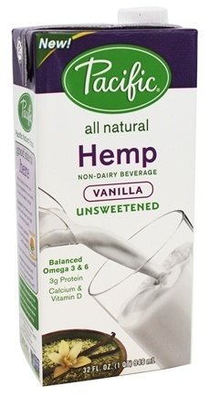Amazon.com : Pacific Natural Foods - All Natural Hemp Milk Unsweetened ...