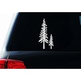 Amazon.com: Tree Evergreen - Plant Decal Vinyl Car Wall Laptop ...