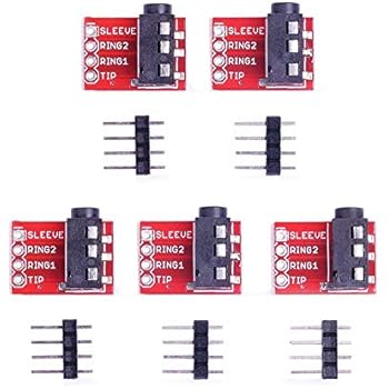 Amazon.com: Gikfun TRRS 3.5mm Jack Breakout Headphone Video Audio MP3 ...