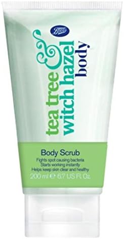 Boots Tea Tree and Witch Hazel Body Scrub 200ml: Amazon.co.uk: Beauty