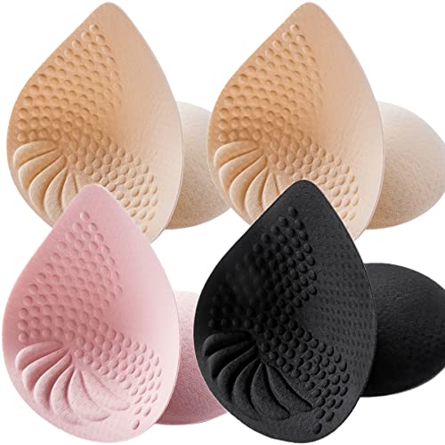 Prettywell Bra Pads Inserts, 2 Pairs Latex Bras Inserts for Sports Bras ...