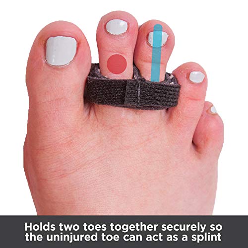 BraceAbility Buddy Tape Toe Splint Wraps | Non-Slip Taping Straps For ...