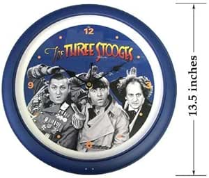Three Stooges/Talking Wall Clock : Home & Kitchen