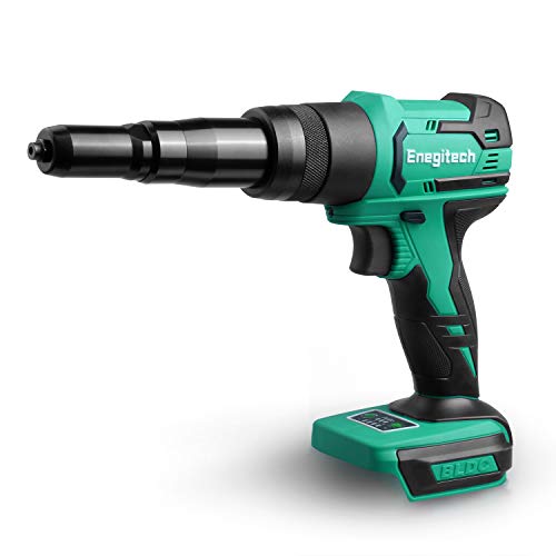 Enegitech Cordless Rivet Gun, 18V Lithium-ion Automatic Blind Rivet ...