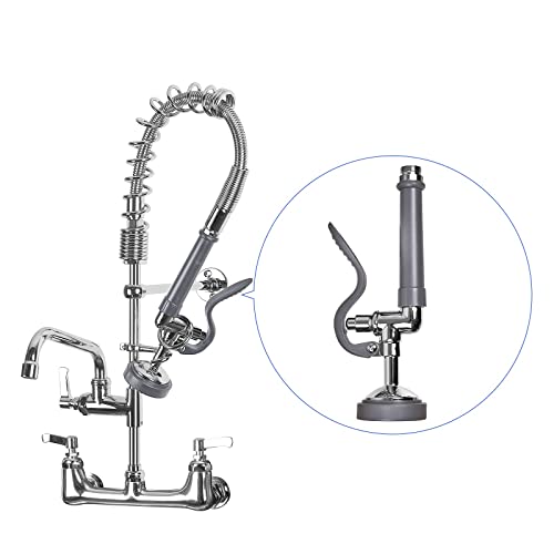 JZBRAIN Pre Rinse Spray Valve Commercial Faucet Sprayer Head 1.42 GPM ...