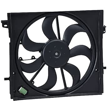 Amazon.com: PTNHZ Radiator Cooling Fan Assembly Compatible with 17-19 ...