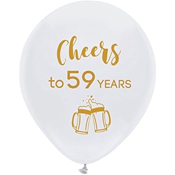Amazon.com: 59th Birthday Decorations Party Supplies Happy 59th ...