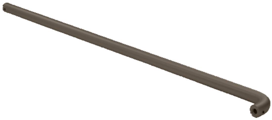 CRL-U.S. Aluminum PR0342248 Bronze Astral Push Bar for 48" Door ...