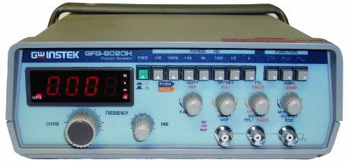 GW Instek GFG-8020H Function Generator with 4 Digits LED Display, TTL ...