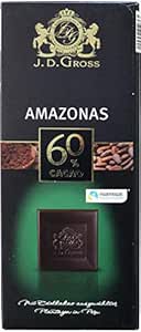 Amazon.com : J.D. Gross 60% Fine Dark Chocolate Single Source from Peru ...