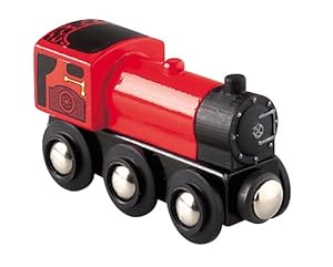 BRIO 33604 Wooden Railway System: Red Engine: Amazon.co.uk: Toys & Games