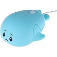 Amazon.com: Cute Animal Baby Dolphin Shape USB Wired Mouse 1600 DPI ...