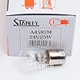 Amazon.com: STANLEY A4587M 24V 25W S25 BA15S Clear Auto Bulb, Quantity=1 Bulb : Tools & Home ...