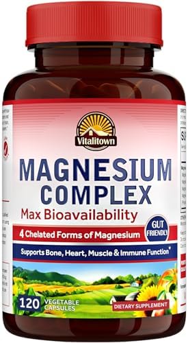 Vitalitown Magnesium Complex, Magnesium Glycinate, Malate, Taurate ...