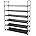 SortWise ® 3-Tier Shoe Rack Organizer - 18 Pairs Shoe Tower Organizer ...