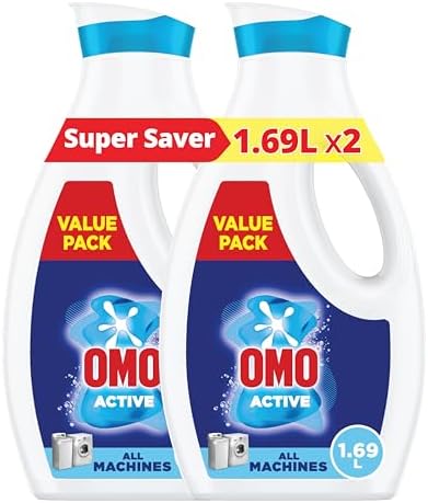 OMO Liquid Laundry Detergent, Active, up to 100% stain removal in just ...