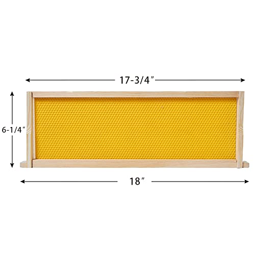 POLLIBEE Honey Beehive Frames 10-Pack Unassembled Commercial Medium Bee ...