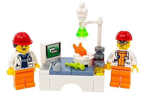 LEGO Male and Female Chemists in Lab - Custom Chemistry Scientists ...