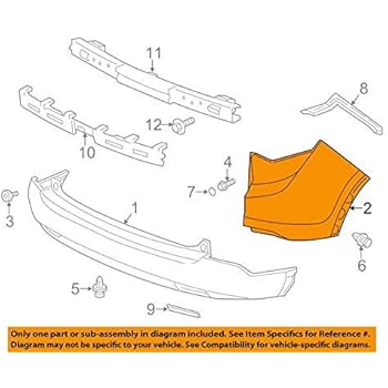 Amazon.com: Genuine Honda 04712-T0A-A90 Bumper Face Bar: Automotive