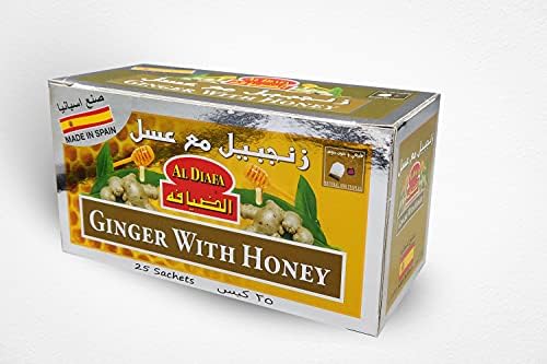 AL DIAFA Ginger with Honey Sachets, 25 X 1.5g - Pack of 1 price in ...