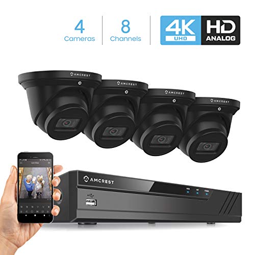 Amcrest 4K Security Camera System 8CH 8MP Video DVR with 4X 4K 8 ...