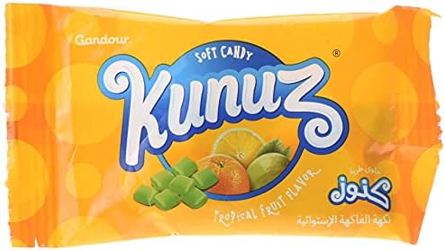 Gandour Kunuz Tropical Fruit Candy 24 Pieces - Pack of 1 price in Saudi ...