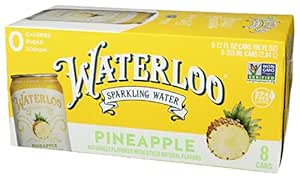 Amazon.com: Waterloo Pineapple Sparkling Water - 12 oz (Pack of 24 ...