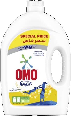Omo Automatic Liquid Laundry Detergent, with a Touch of Comfort, 2L price in Saudi Arabia ...