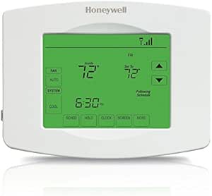 Honeywell TH8320U1008 Vision Pro 8000 Touch Screen Programmable Thermostat, 7-Day 3/H 2/C ...