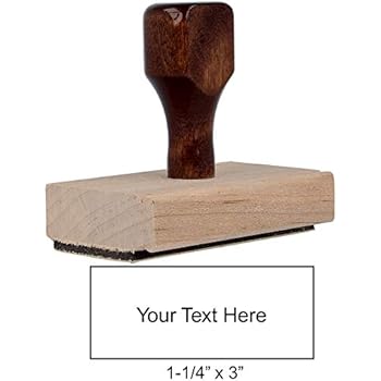 Amazon.com : Traditional Custom Rubber Stamp (Extra Large) : Office Products