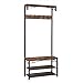Amazon.com: HOMCOM 71” Hall Tree with Storage Bench and Coat Rack ...