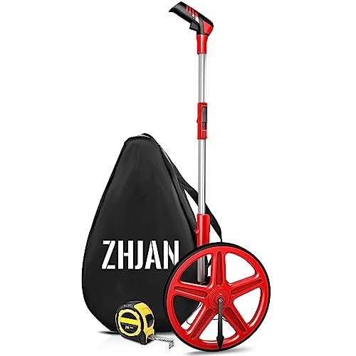 ZHJAN Measuring Wheel with Back Bag,Foldable Distance Measuring Wheels ...