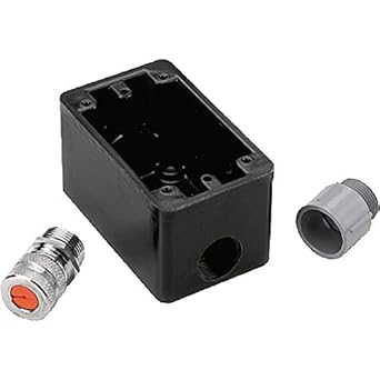 Hubbell Wiring Systems PH6619 Non-Metallic FS Box with 3/4" Threaded ...