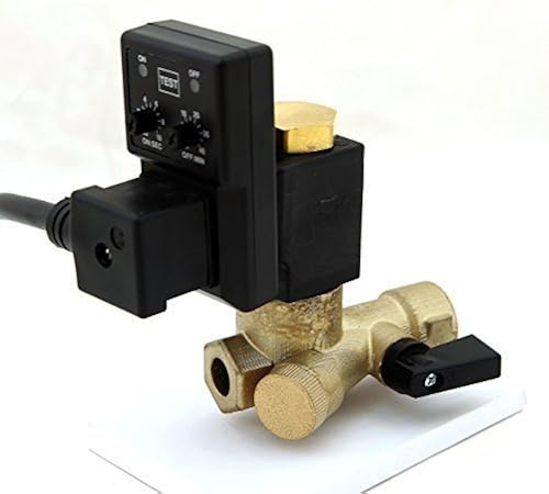 Combi Automatic Timer Drain for Compressors with Built-in Strainer and ...