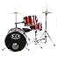 Amazon.com: GP Percussion GP75SV Cocktail Drum Set (Silver): Musical ...