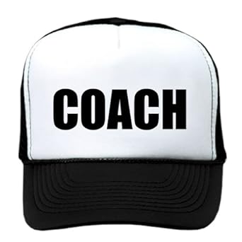 Amazon.com: COACH - football sports soccer team Mesh Trucker Cap Hat ...