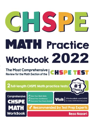 CHSPE Math Practice Workbook: The Most Comprehensive Review for the ...