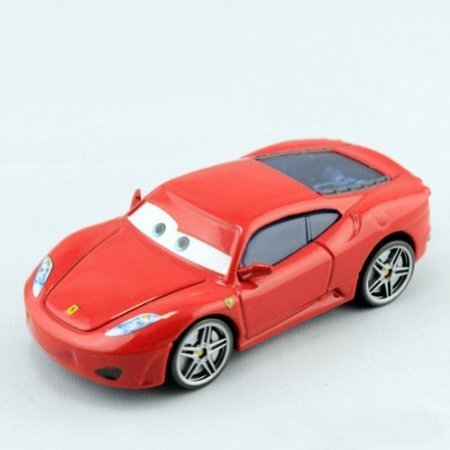 Buy New Mattel Disney Cars Supercharged Red Ferrari F430 155 Diecast ...