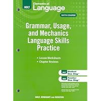Amazon.com: Elements of Language: Grammar Usage and Mechanics Language ...