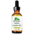 Amazon.com: Nature Drop's Organic Castor Oil,1 oz - 100% USDA Certified ...