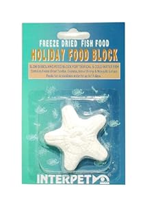 Interpet Slow Release Holiday Mineral Fish Food Block with Freeze Dried ...