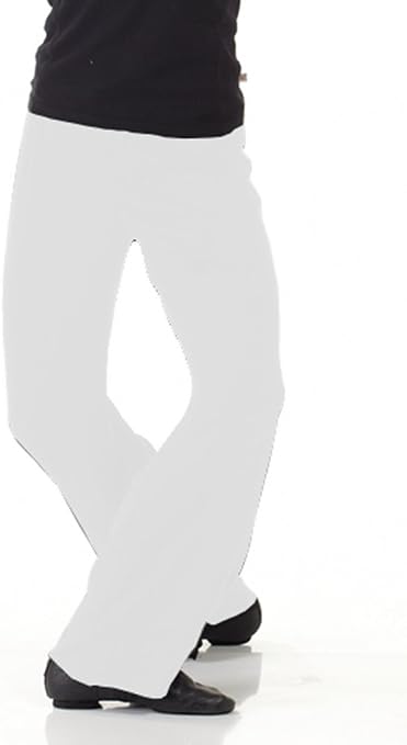 Amazon.com: B Dancewear Boys Jazz Pants for Dance Slim Fit Medium White ...
