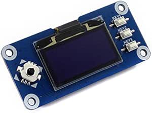 Amazon.com: Waveshare 1.3inch OLED Display HAT for Raspberry Pi 128x64 Pixels with Embedded ...