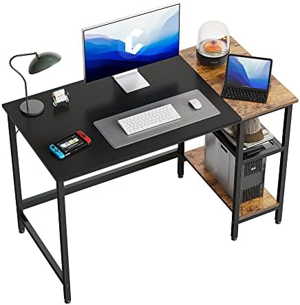 CubiCubi Computer Home Office Desk, 47 Inch Small Desk Study Writing ...