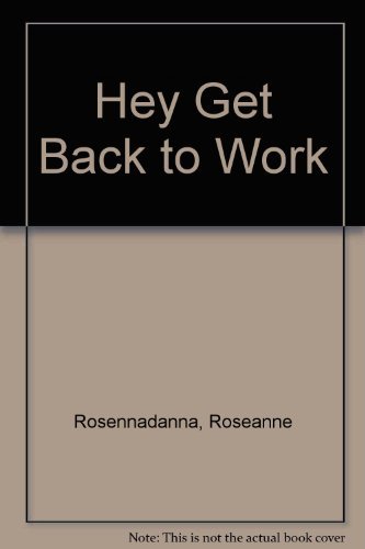 "Hey, Get Back to Work" Book: zweibel, alan & radner, gilda: Amazon.com ...